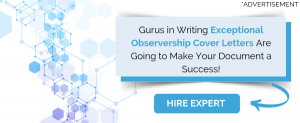 Observership Best Cover Letter | Observership Guide